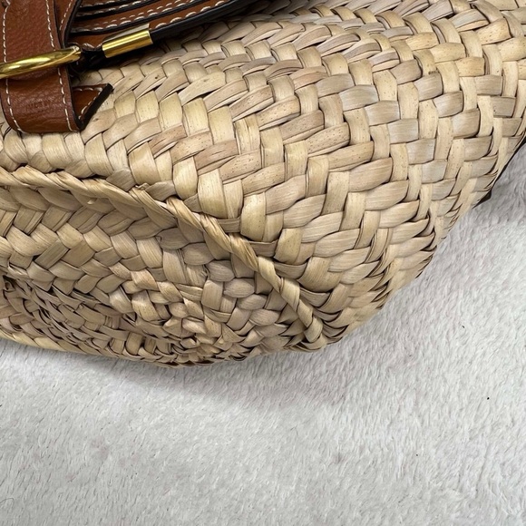 Bags | Chloe Marcie Raffia Rattan Shoulder Crossbody Bag Small Size ...